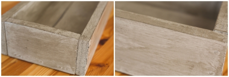 DIY Rustic Wooden Trough Centerpiece - Six Clever Sisters