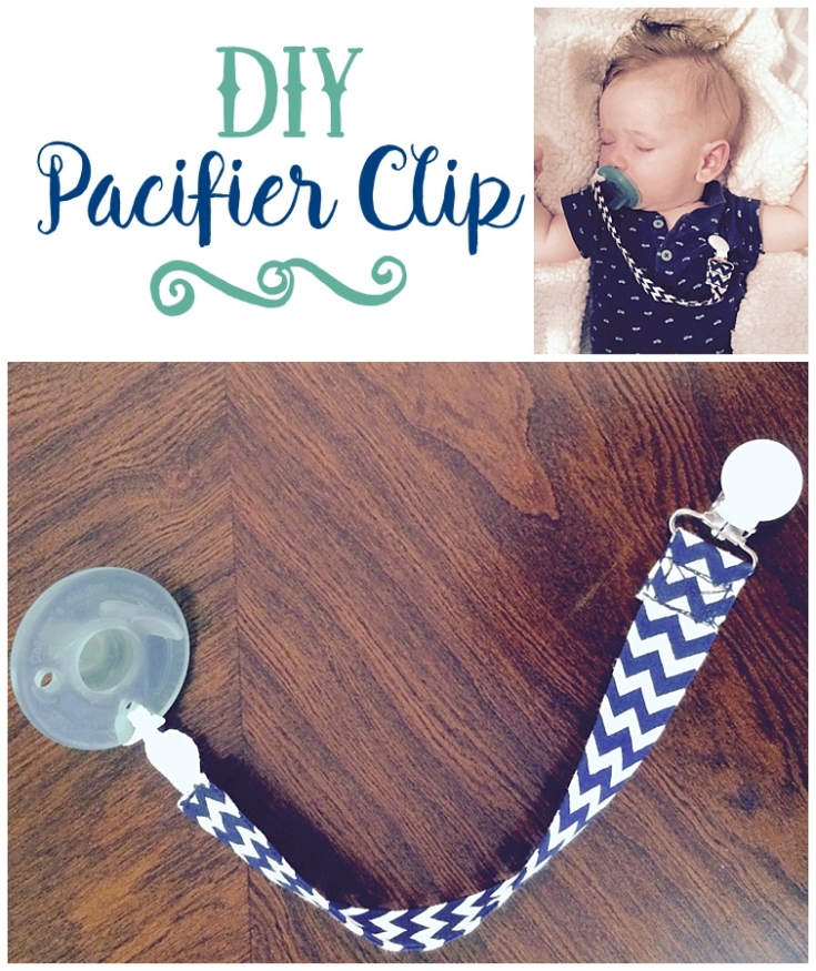 DIY Pacifier Clip - Six Clever Sisters