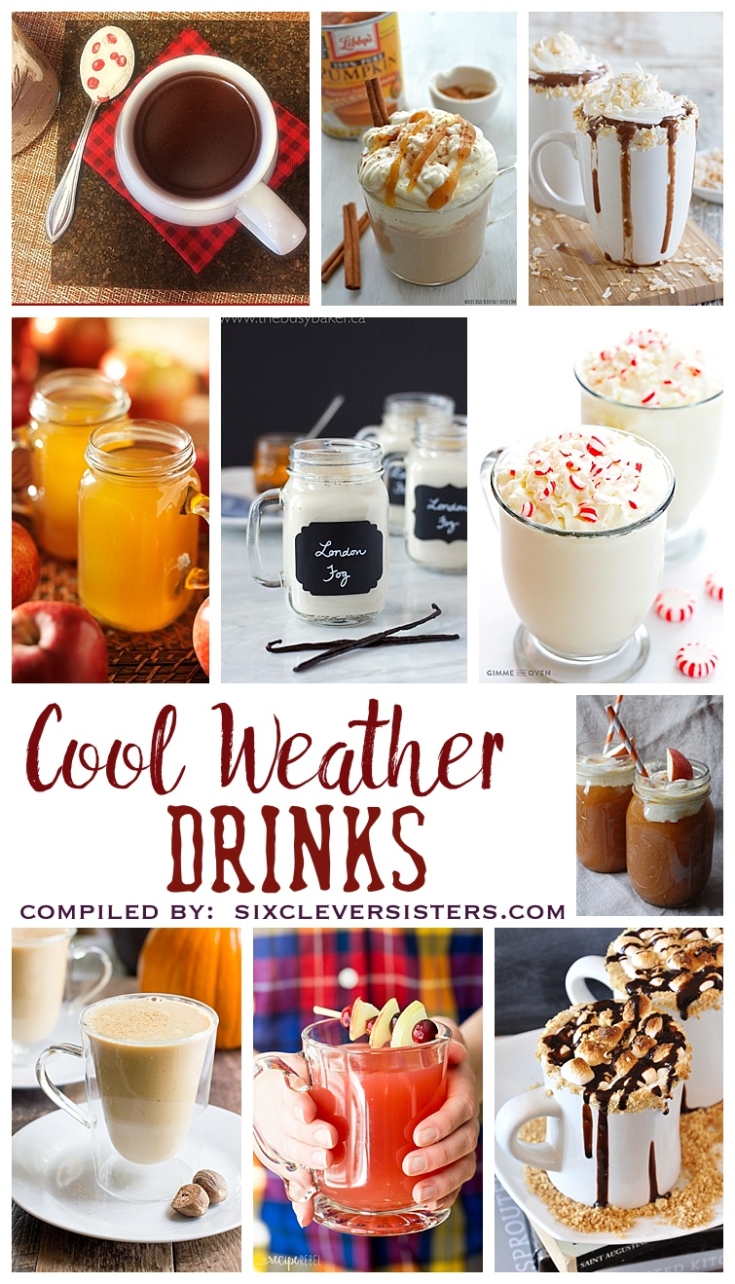 Cool Weather Drinks Recipe Roundup - Six Clever Sisters