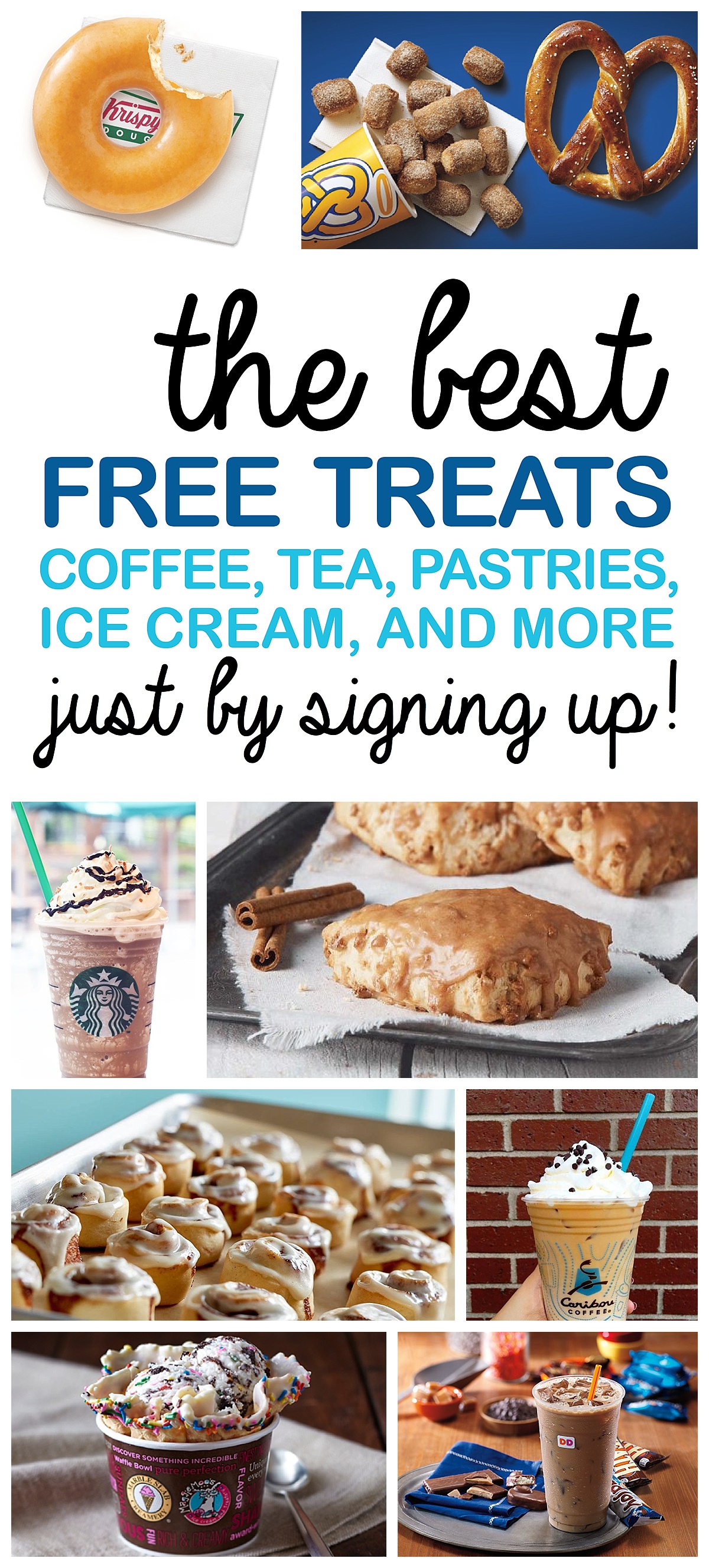 The BEST Free Restaurant Treats Just by Signing Up! - Six Clever Sisters