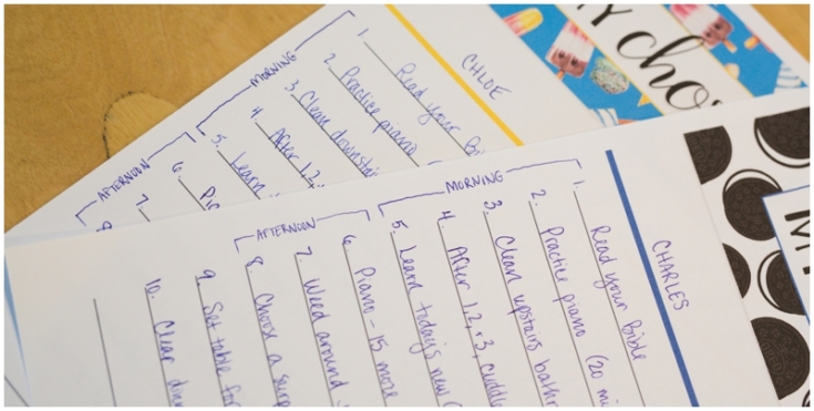 Summer Chore Charts { FREE PRINTABLES } & SECRETS for Enforcing Them ...