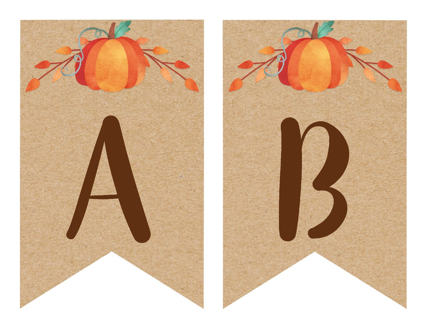 Fall_Banner_Printable - Six Clever Sisters