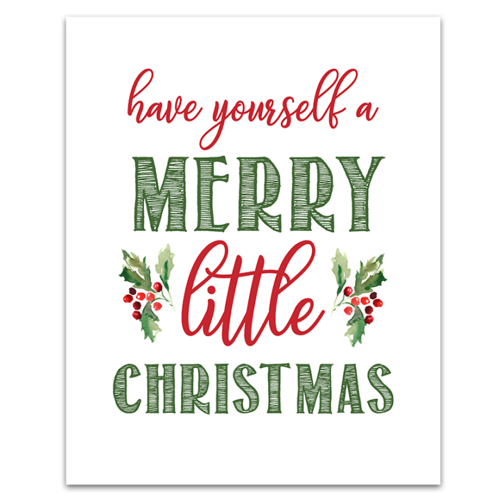 6 FREE Printable Christmas Signs - Six Clever Sisters