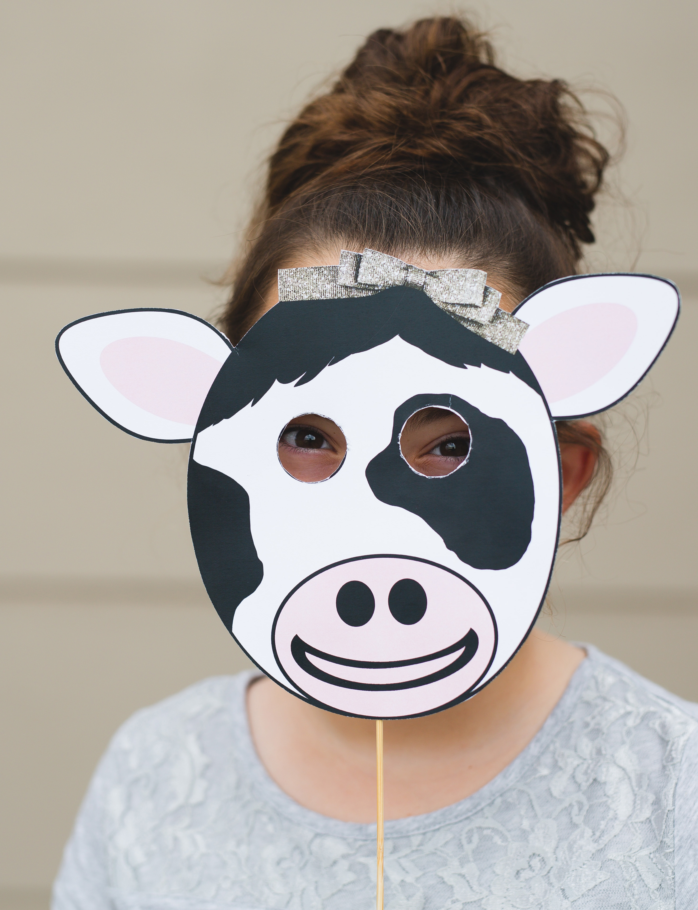 Chick Fil A Cow Mask - Six Clever Sisters