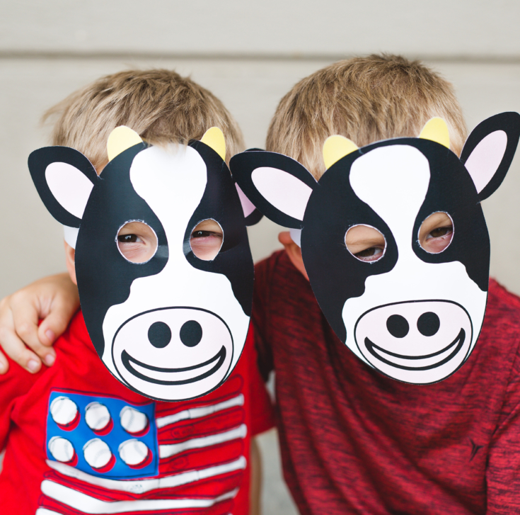 Chick Fil A Cow Mask - Six Clever Sisters