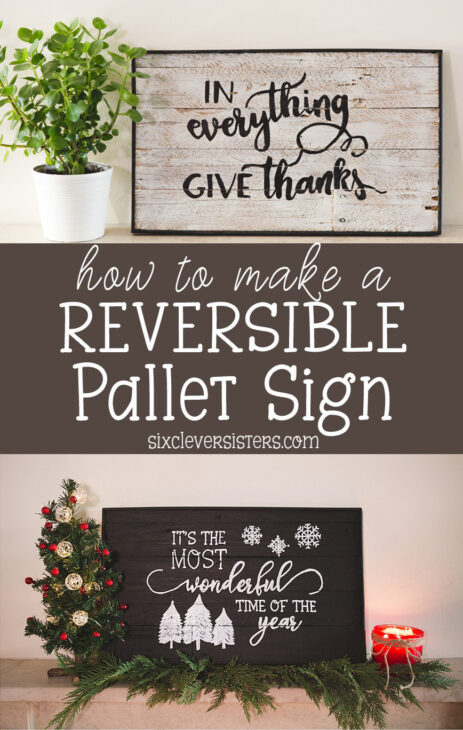 DIY Family Name Sign that Anyone Can Make! - Six Clever Sisters