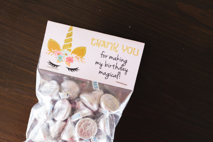 Unicorn Treat Bags (+ Free Printable) - Six Clever Sisters