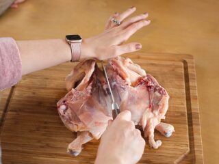 Super-Simple Flat-Roasted Chicken - Six Clever Sisters