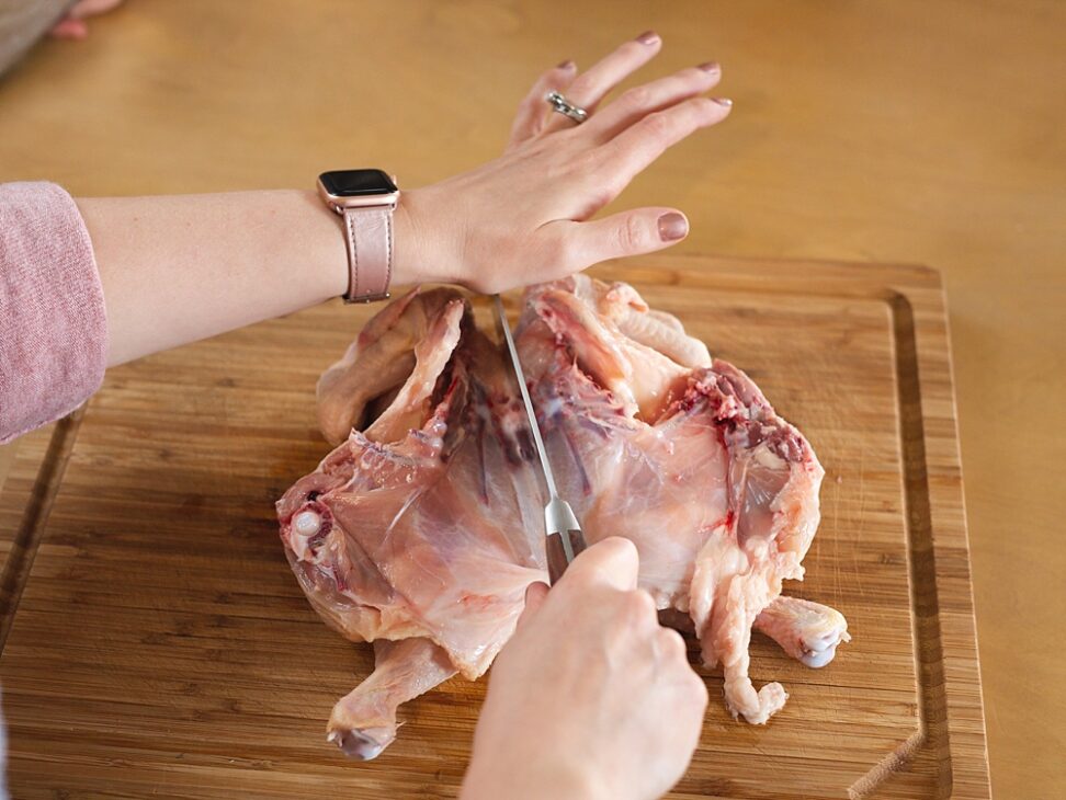 Super-Simple Flat-Roasted Chicken - Six Clever Sisters