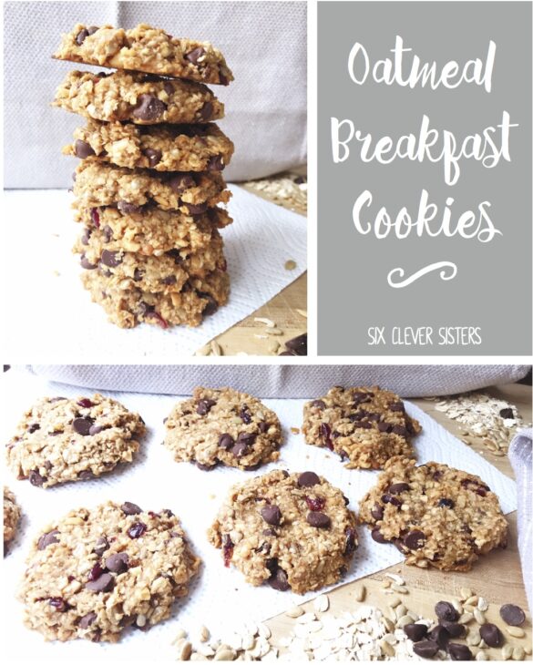 Oatmeal Breakfast Cookies - Six Clever Sisters