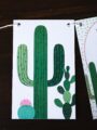 Cactus Banner { Free Printable } - Six Clever Sisters
