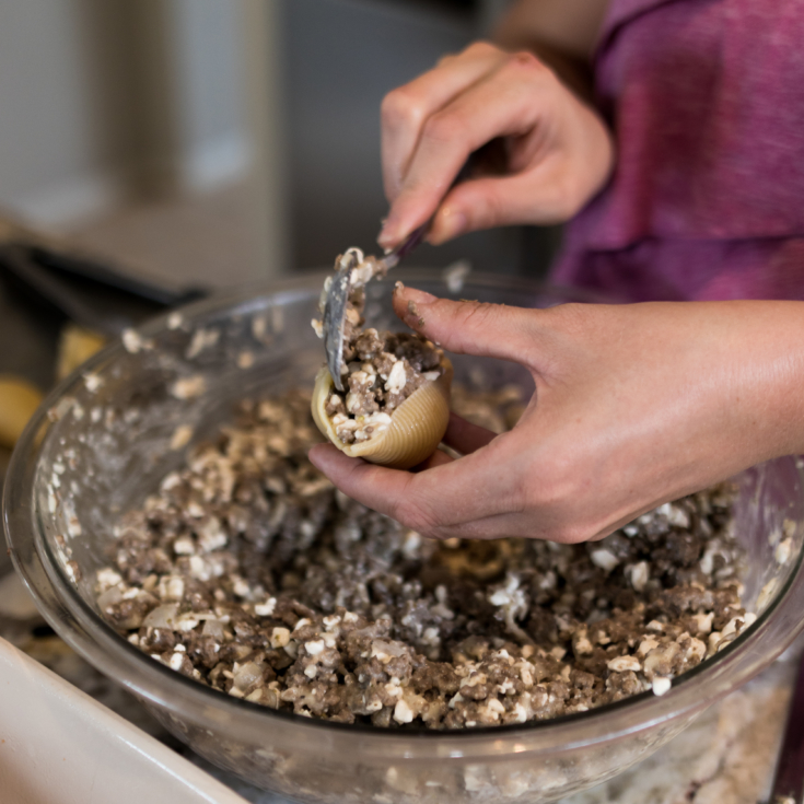 Simple Stuffed Shells Recipe - Six Clever Sisters