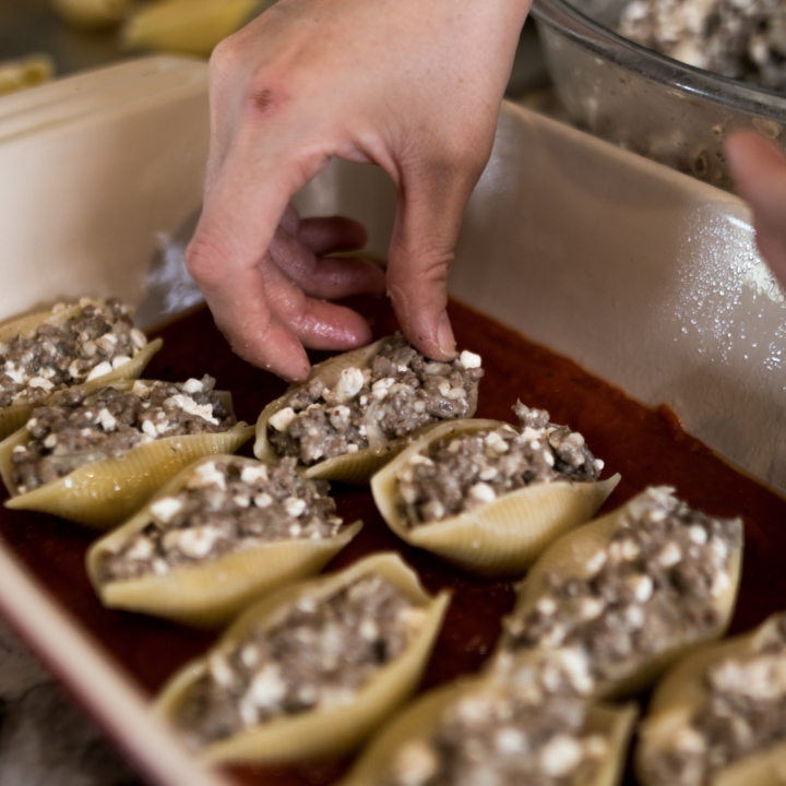 Simple Stuffed Shells Recipe - Six Clever Sisters