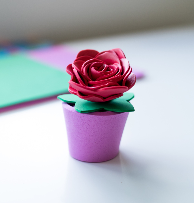 Mother's Day Flower Pot Craft for Kids - Six Clever Sisters