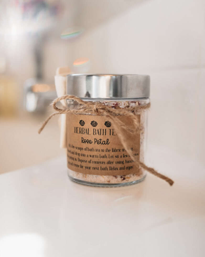 DIY Bath Tea {relax and de-stress!} - Six Clever Sisters
