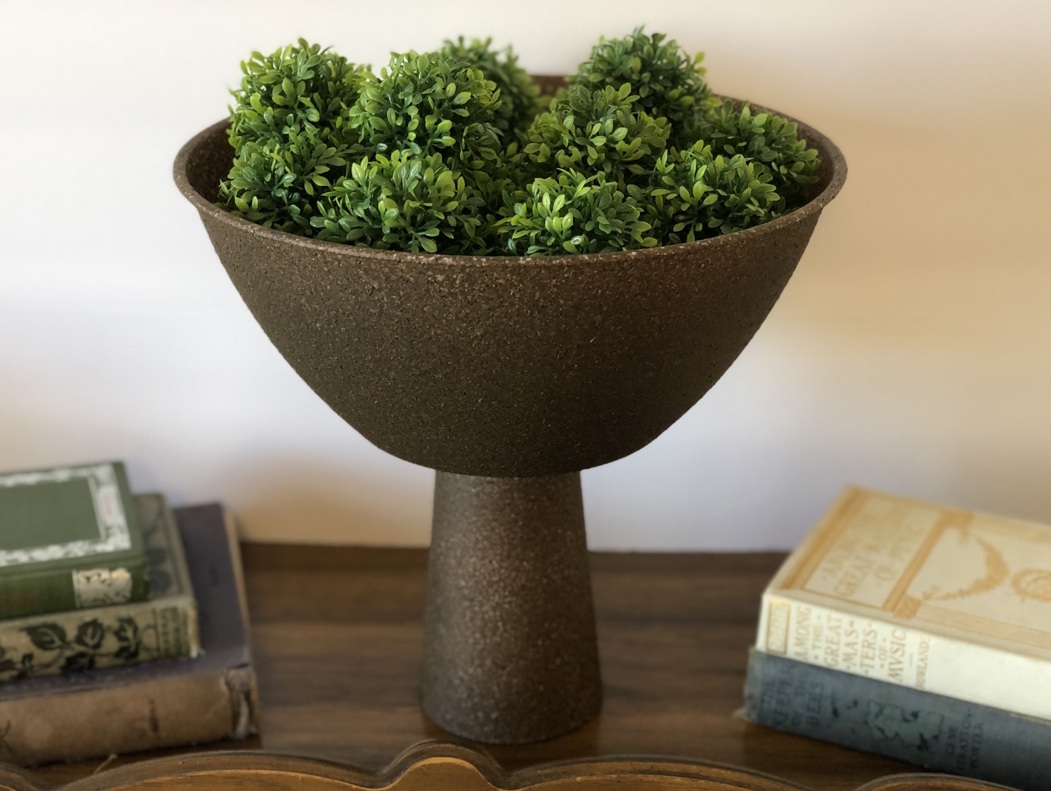 DIY Dollar Tree Pedestal Bowl - Six Clever Sisters