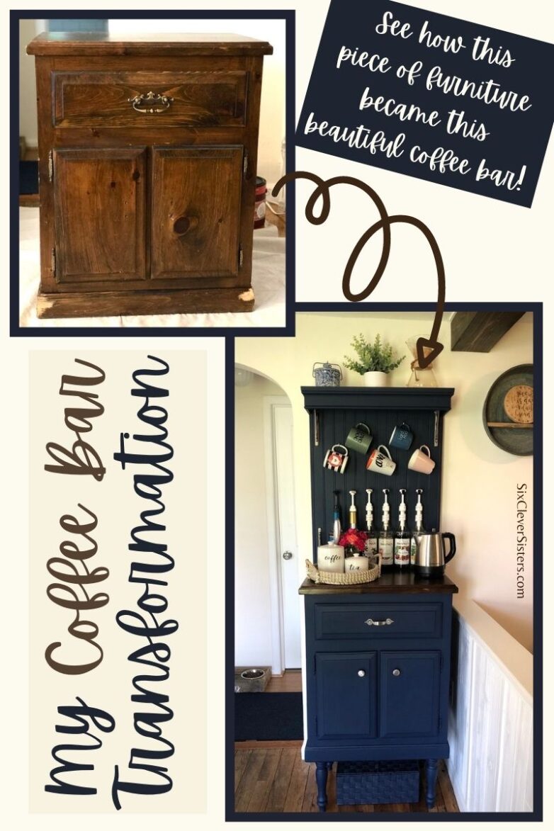 How I Transformed My Coffee Bar - Six Clever Sisters
