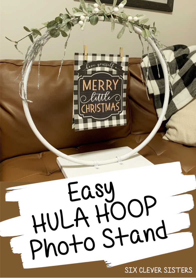Hula Hoop Photo Stand - Six Clever Sisters