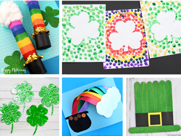 15 St. Patrick's Day Crafts for Kids Pinterest_1 - Six Clever Sisters