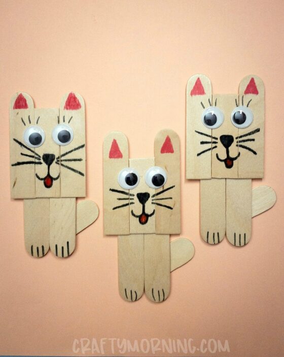 25 Cat Crafts Your Kids Will Love - Six Clever Sisters