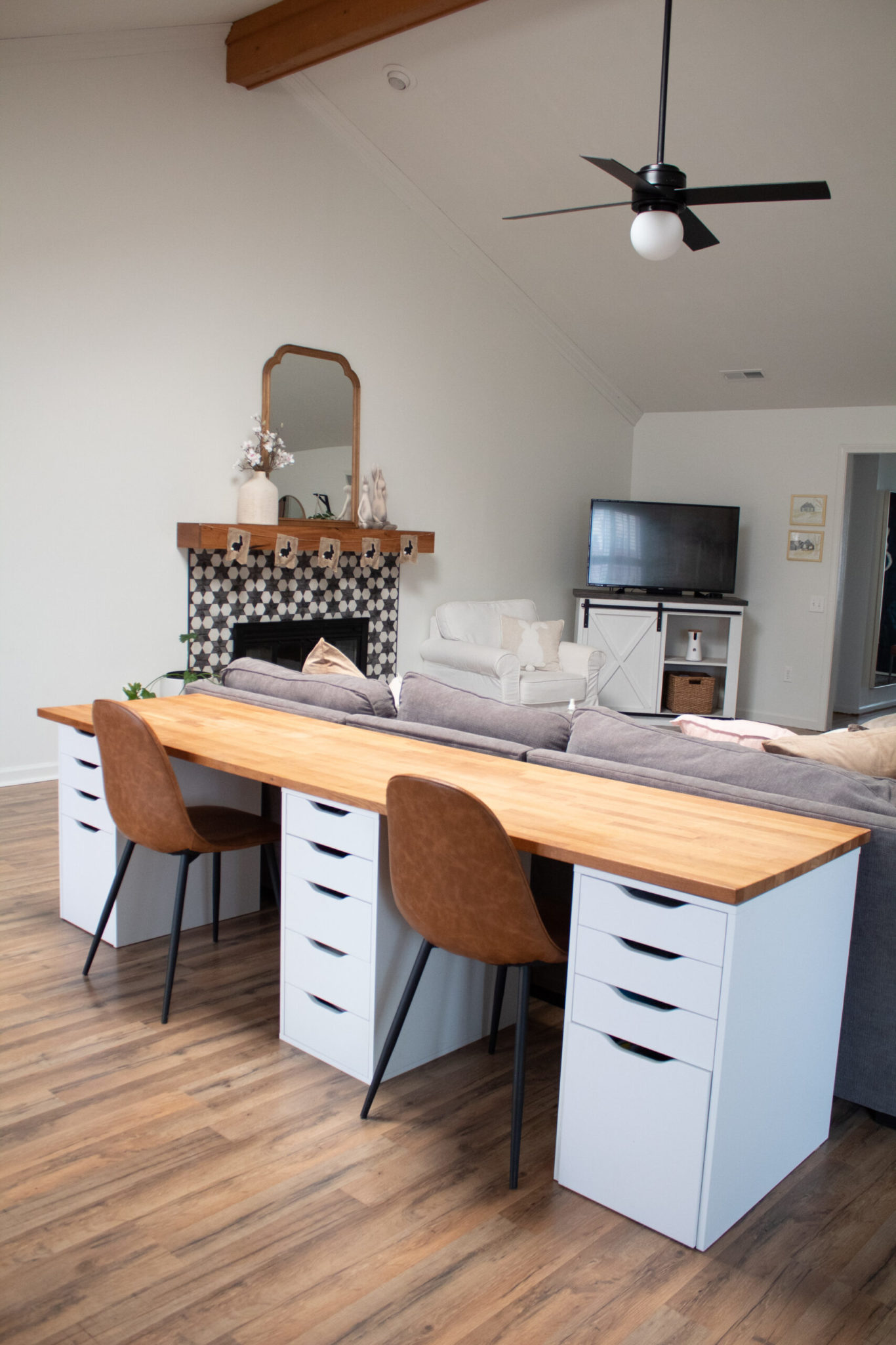 Ikea Alex Drawer Desk Hacks – Six Clever Sisters