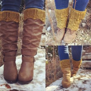 20 Stylish Knit Boot Cuff Patterns - Six Clever Sisters