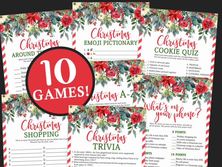 Free Printable Christmas Mug Exchange Game - Six Clever Sisters