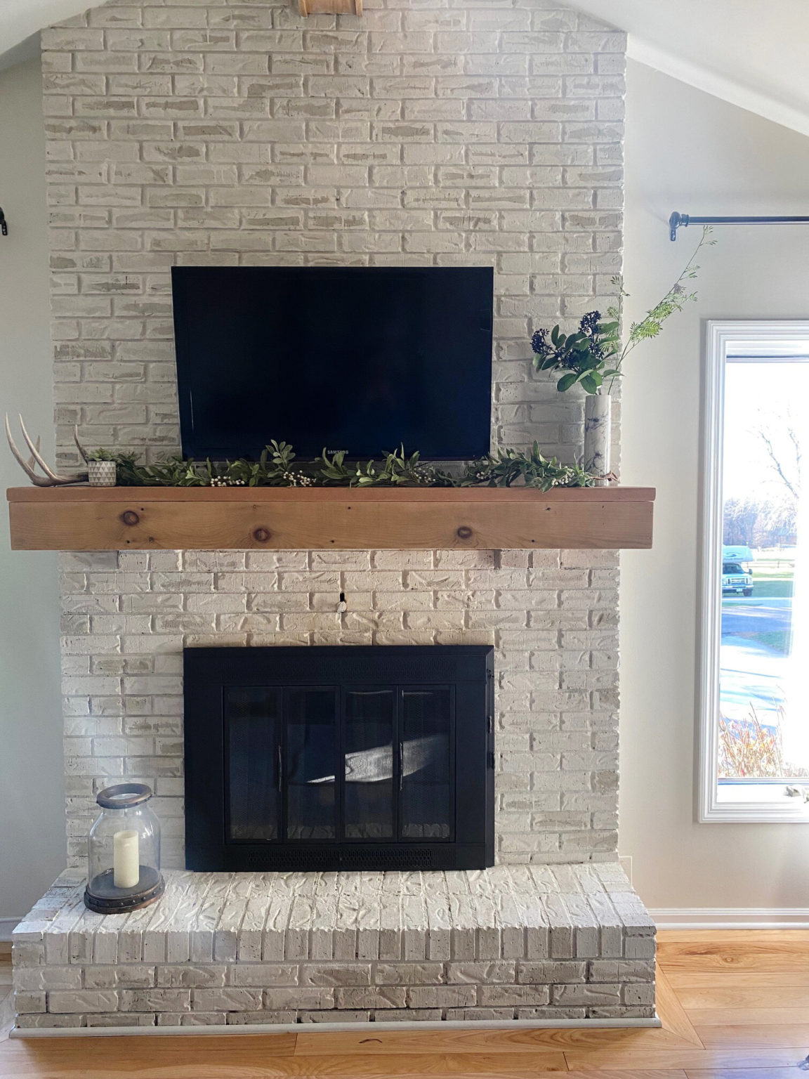 Red Brick Fireplace Makeover Ideas – Six Clever Sisters