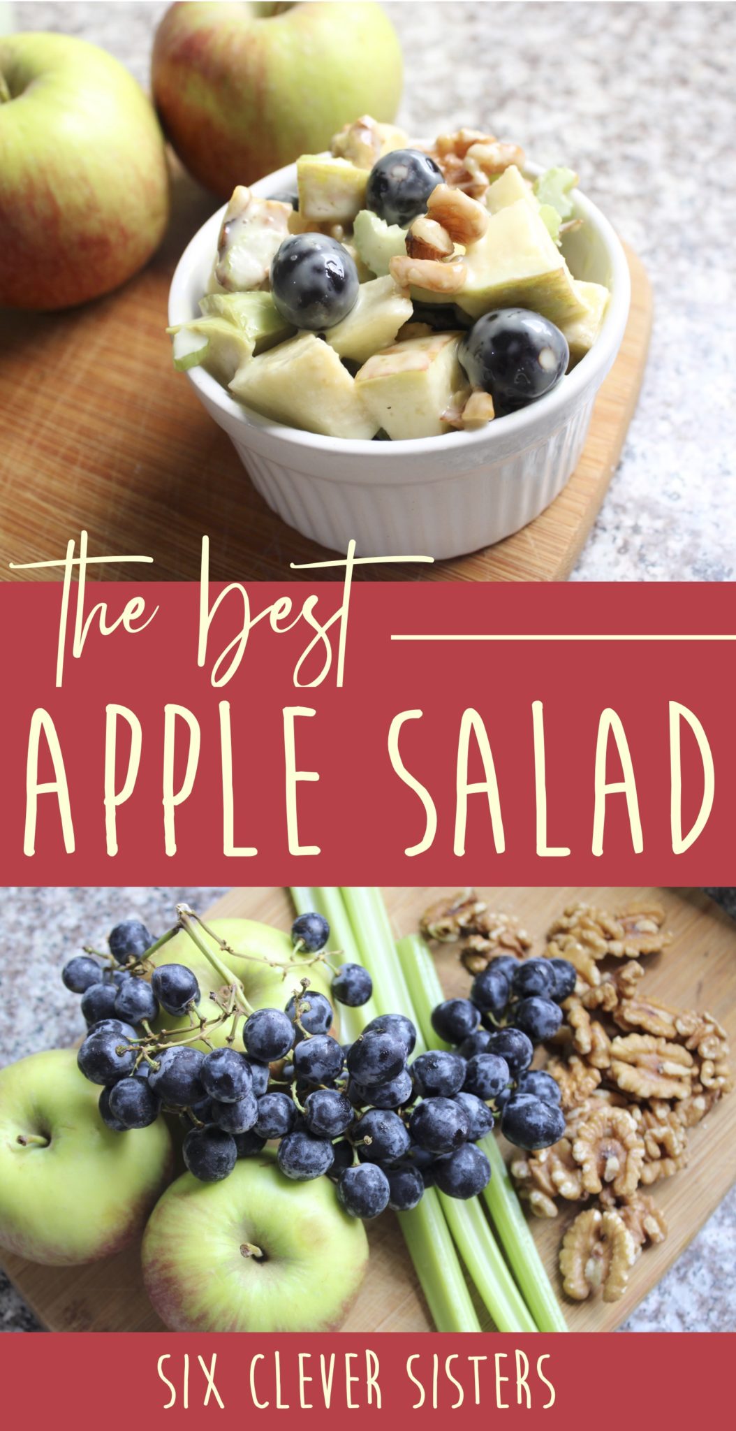 The Best Honeycrisp Apple Salad - Six Clever Sisters
