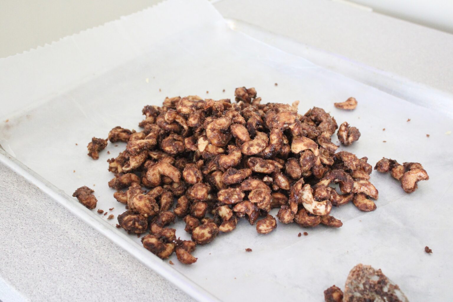 Easy Pumpkin Spice Candied Nuts - Six Clever Sisters
