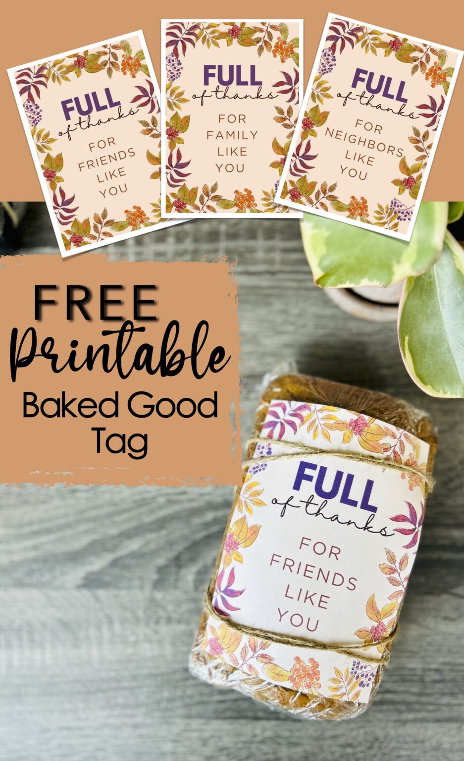 Free Printable Treat Tag - Six Clever Sisters