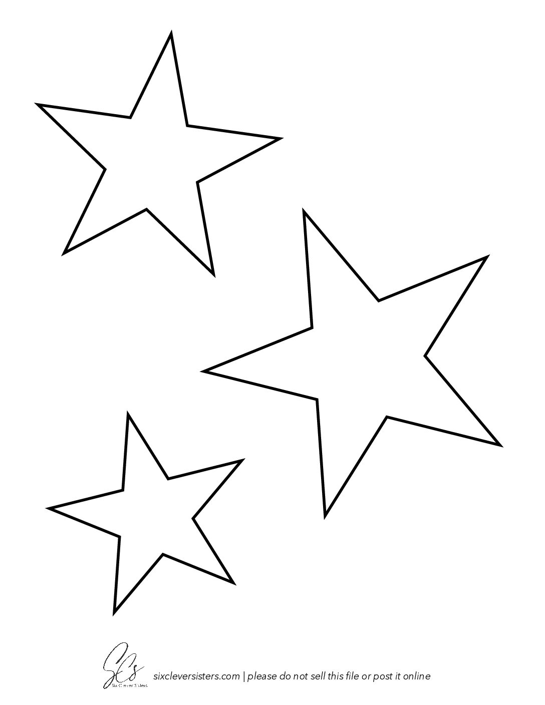 10 Minute Star Ornament Pattern - Six Clever Sisters