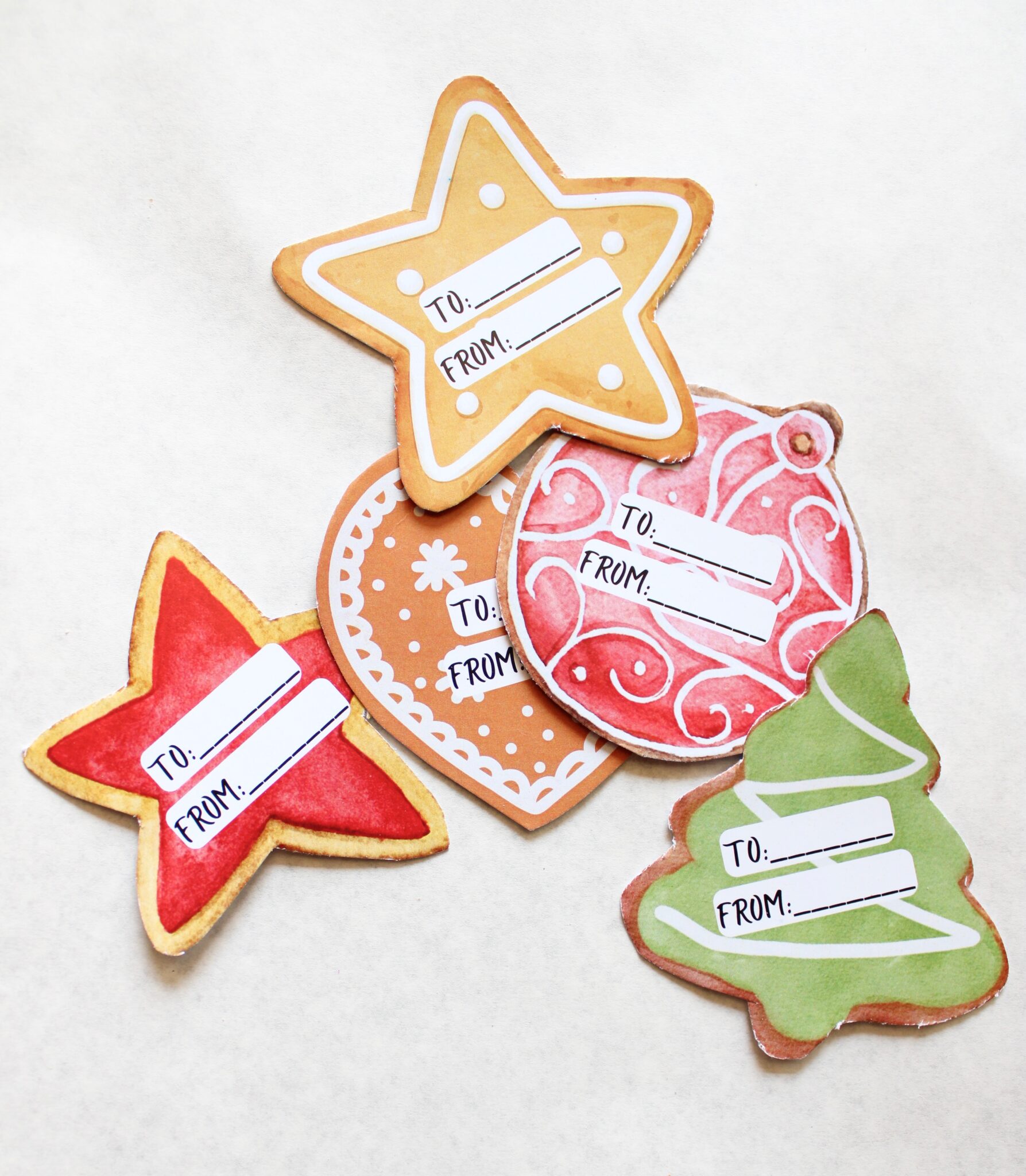 Printable Christmas Tags - BIG BUNDLE of 15 Styles! - Six Clever Sisters