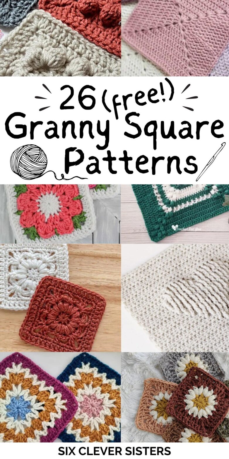 Free Granny Square Patterns - Six Clever Sisters