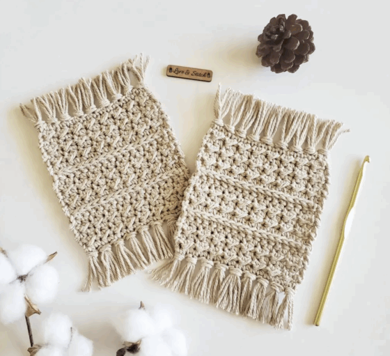 25 Crochet Coasters FREE Patterns - Six Clever Sisters
