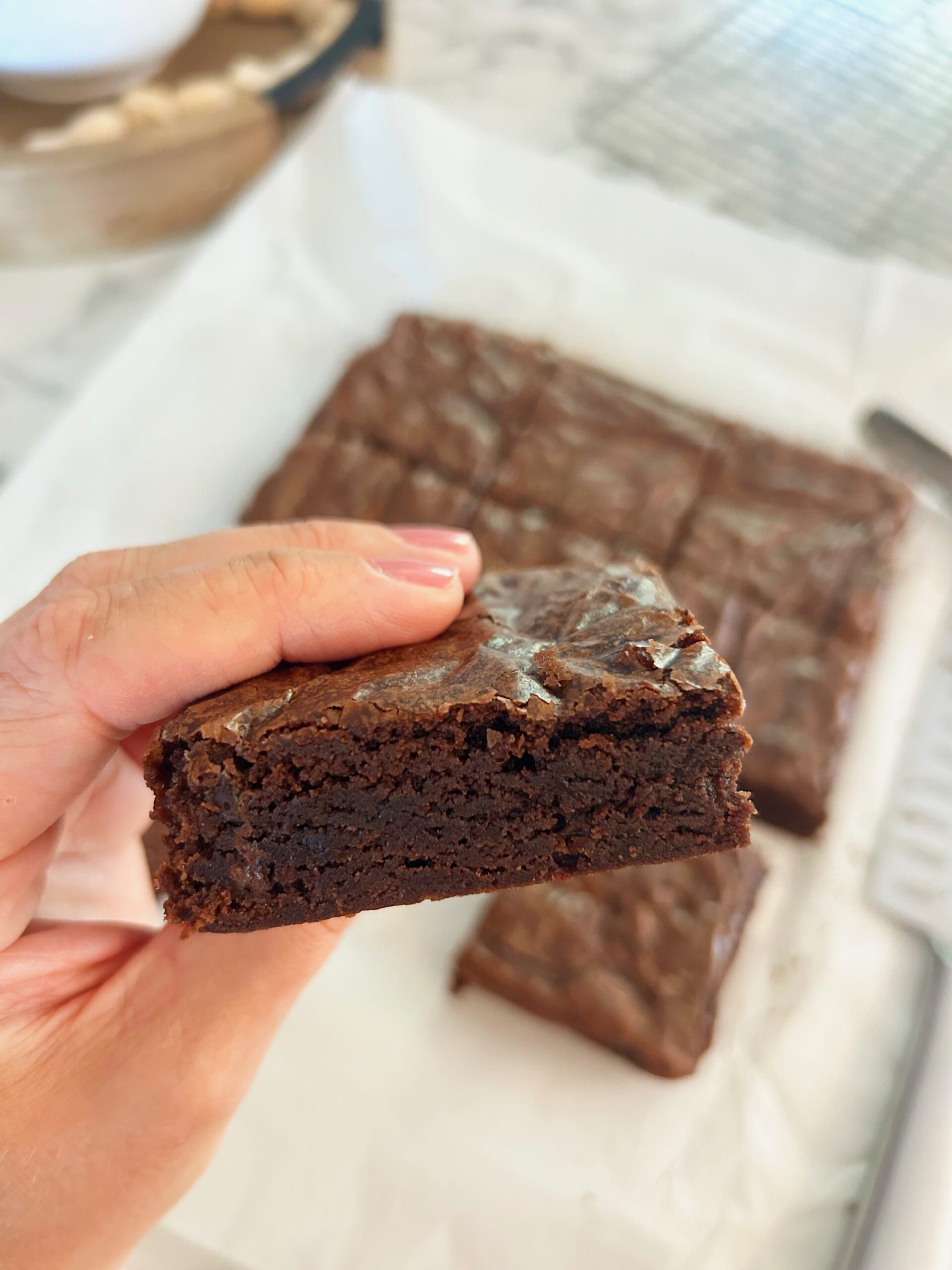 How to make boxed brownies better - Six Clever Sisters