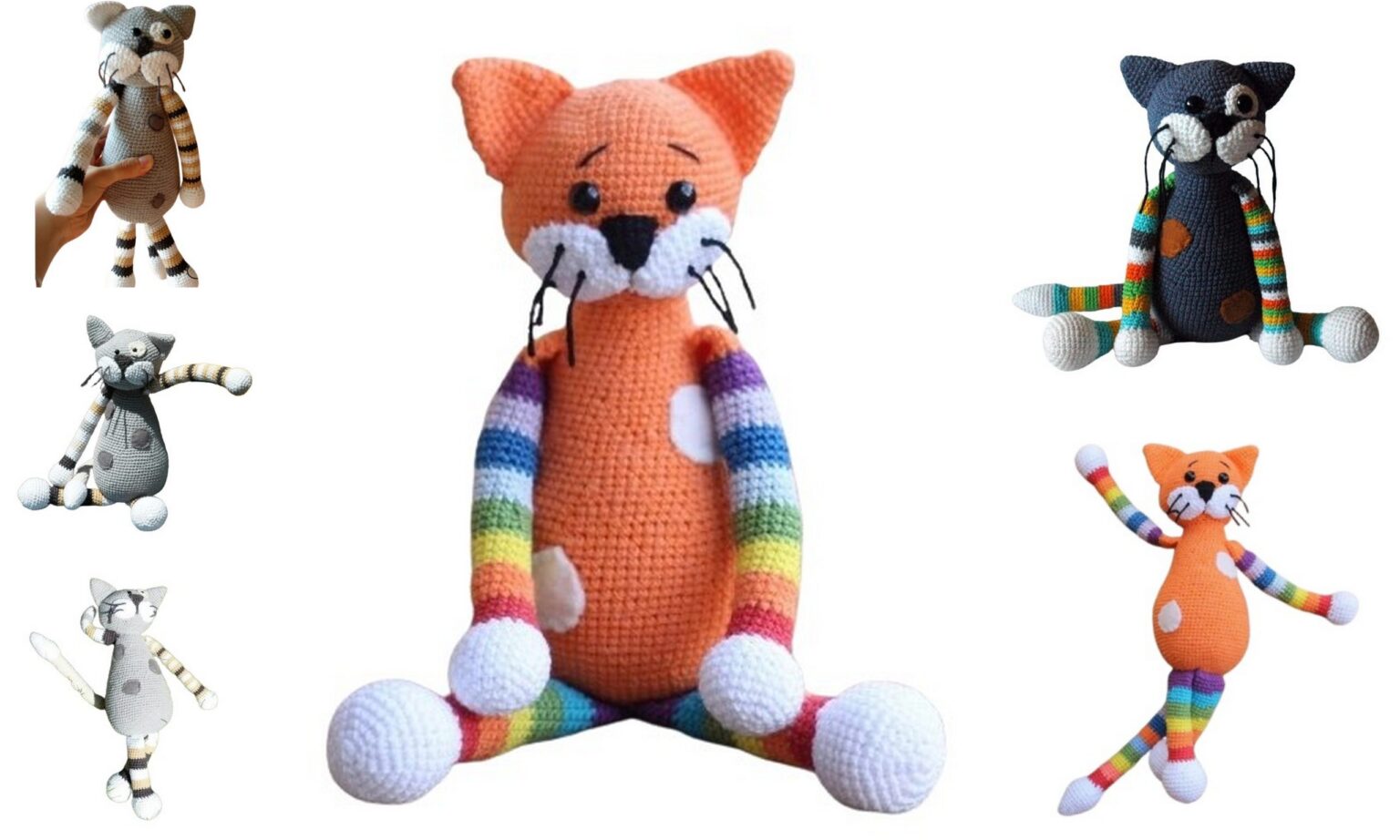 20 Free Crochet Cat Patterns - Six Clever Sisters