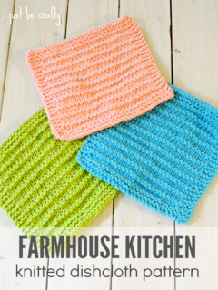 25 Free Knit Dishcloth Patterns - some of the best and easiest! - Six Clever Sisters