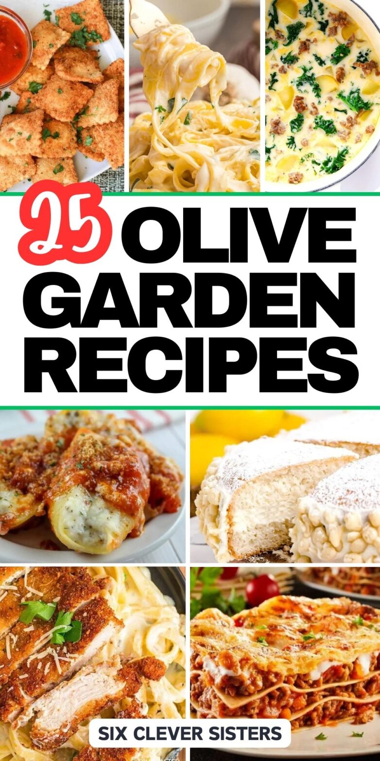 25 Olive Garden Recipes to Make at Home! - Six Clever Sisters