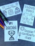 Free Printable Mother's Day Cards to Color - Six Clever Sisters