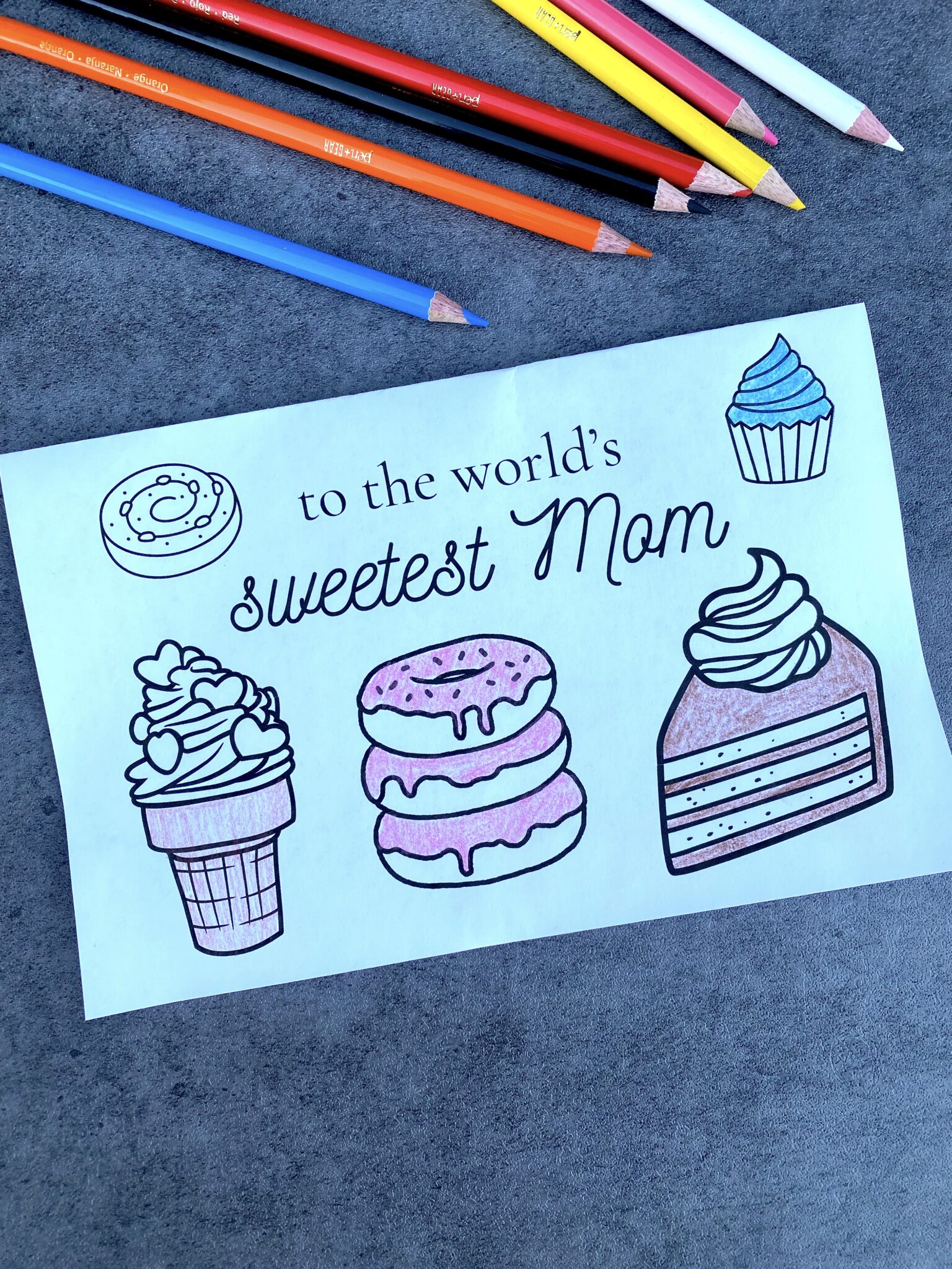 Free Printable Mother's Day Cards to Color - Six Clever Sisters