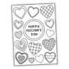 Free Printable Mother's Day Cards to Color - Six Clever Sisters