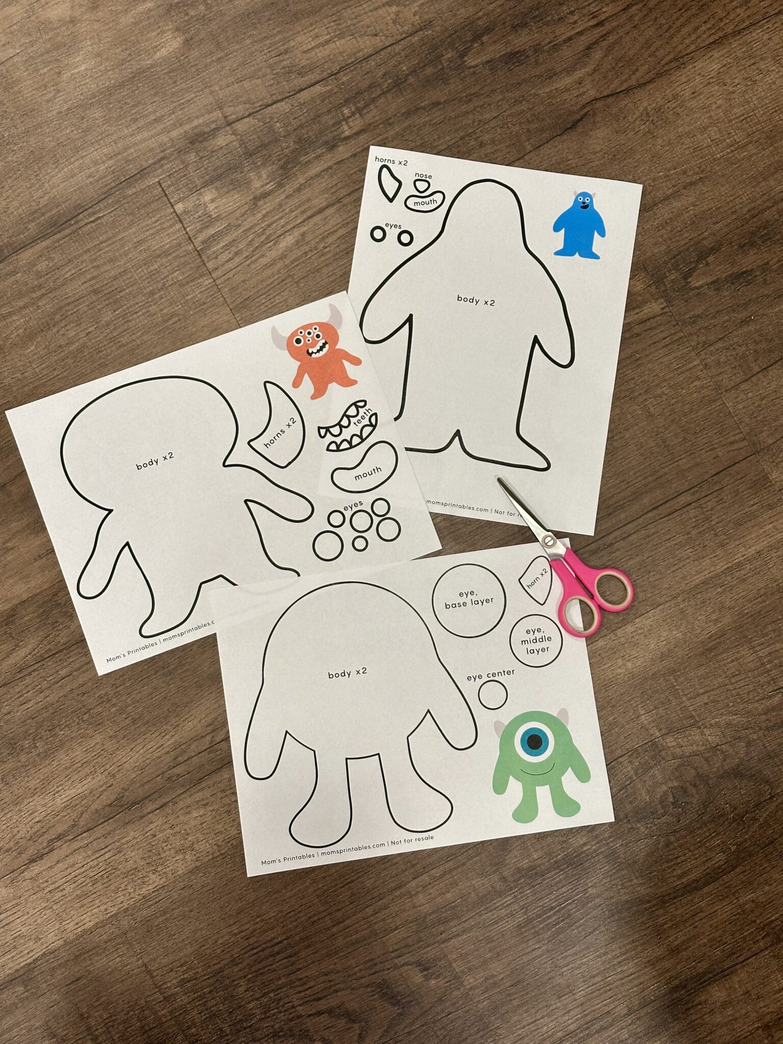 Free Felt Monster Pattern (Easy Sewing Tutorial!) - Six Clever Sisters