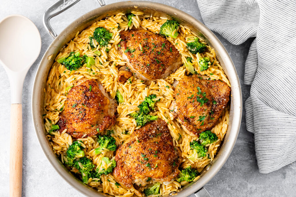 Chicken Thigh One Pot Recipes - Six Clever Sisters
