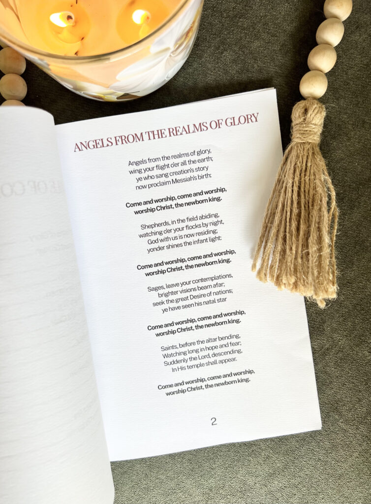 Free Printable Christmas Caroling Book - Six Clever Sisters