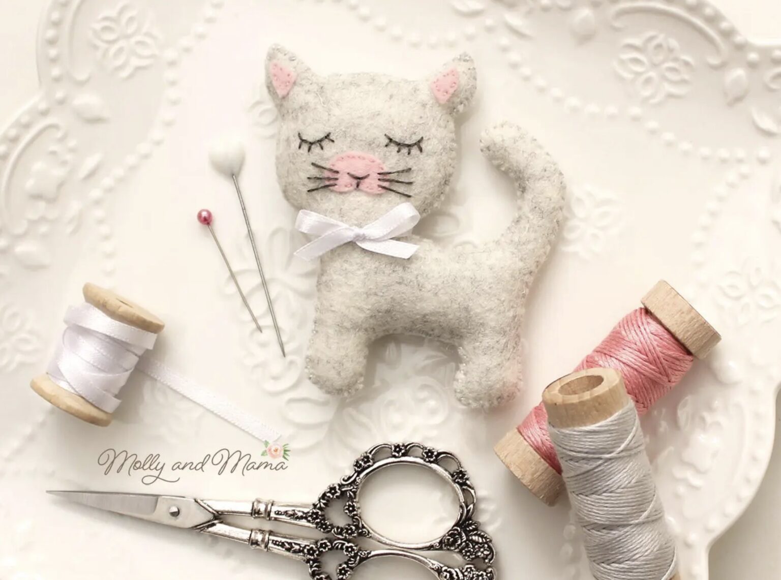 How to Make Cute Felt Animals (DIY for beginners) - Six Clever Sisters