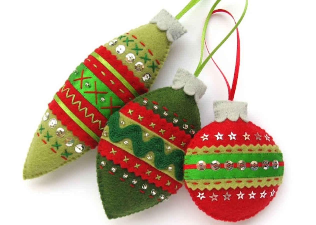 DIY Felt Christmas Ornaments to Make for Holiday Crafts - Six Clever ...