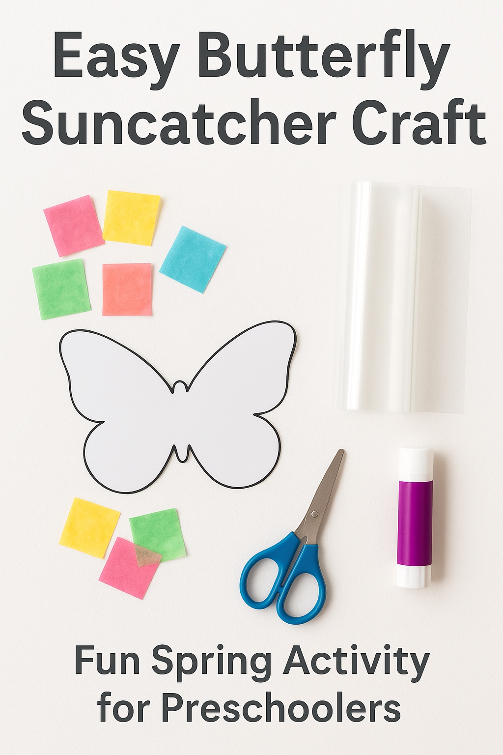 Butterfly Crafts for Preschoolers - Six Clever Sisters