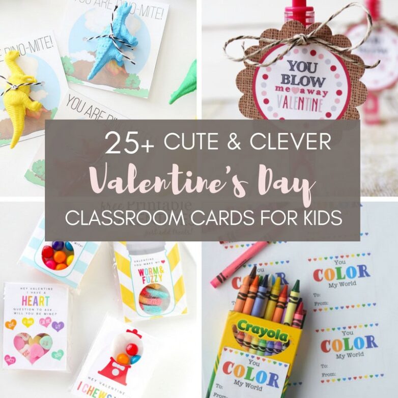 Printable Valentine Cards for Students - Six Clever Sisters