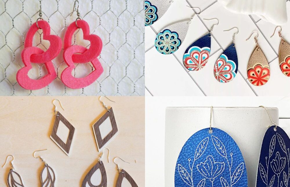 DIY Earring Patterns for Cricut - Free SVG Files! - Six Clever Sisters